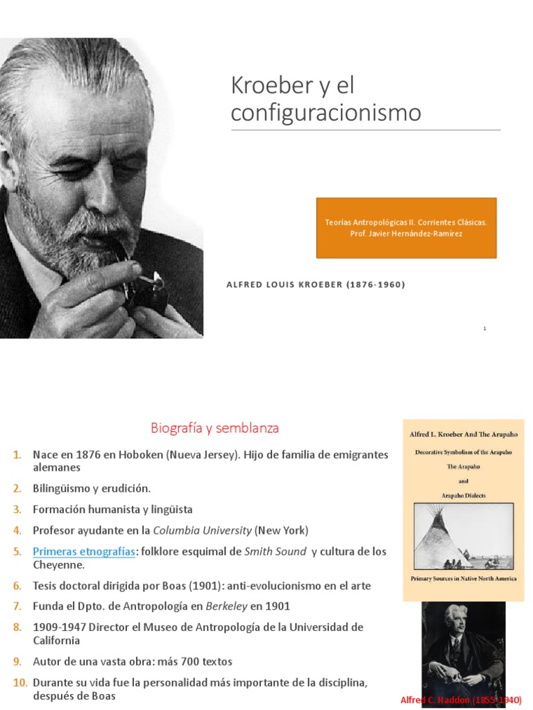 1.2 Kroeber, Alfred L. | PDF | Herencia | Science