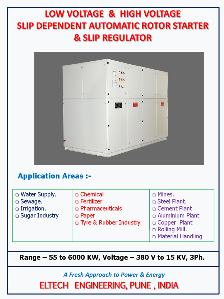 Automatic Slip Regulator | PDF | Electric Motor | Electrical Resistance ...
