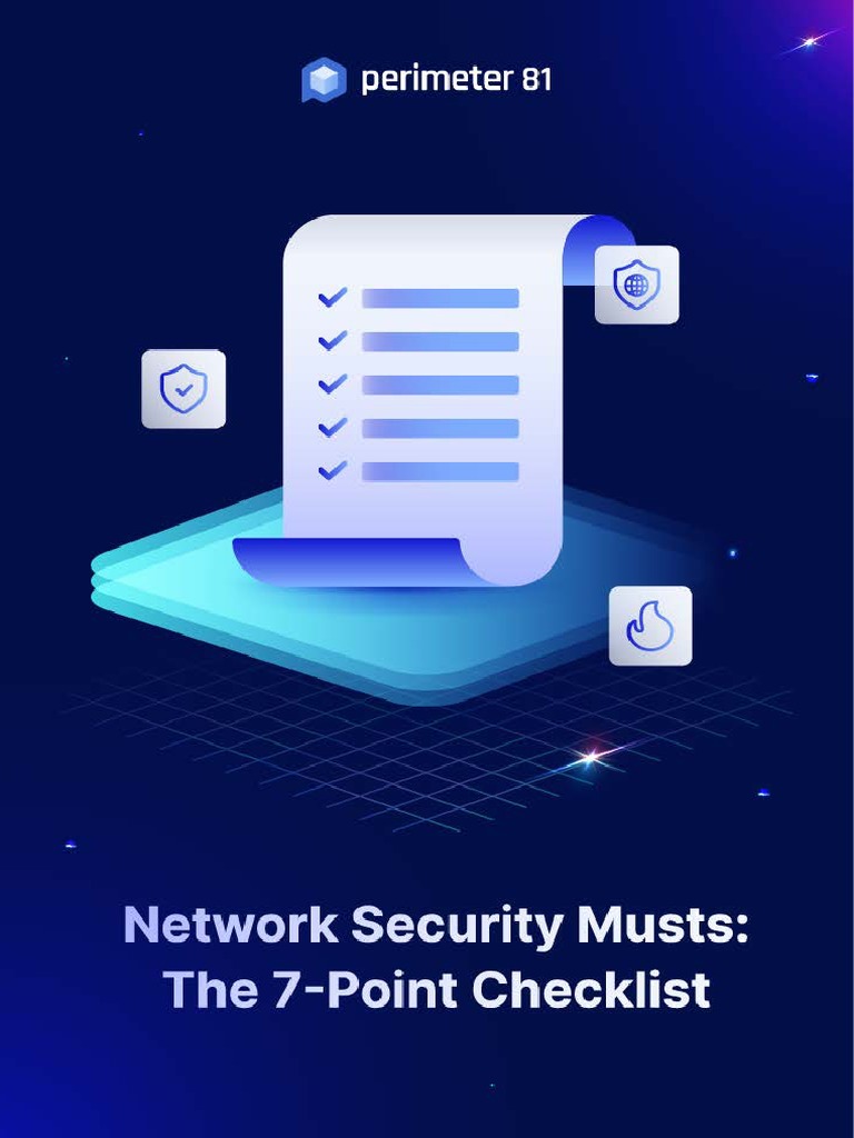 Network Security Checklist | PDF | Cloud Computing | Computer Network