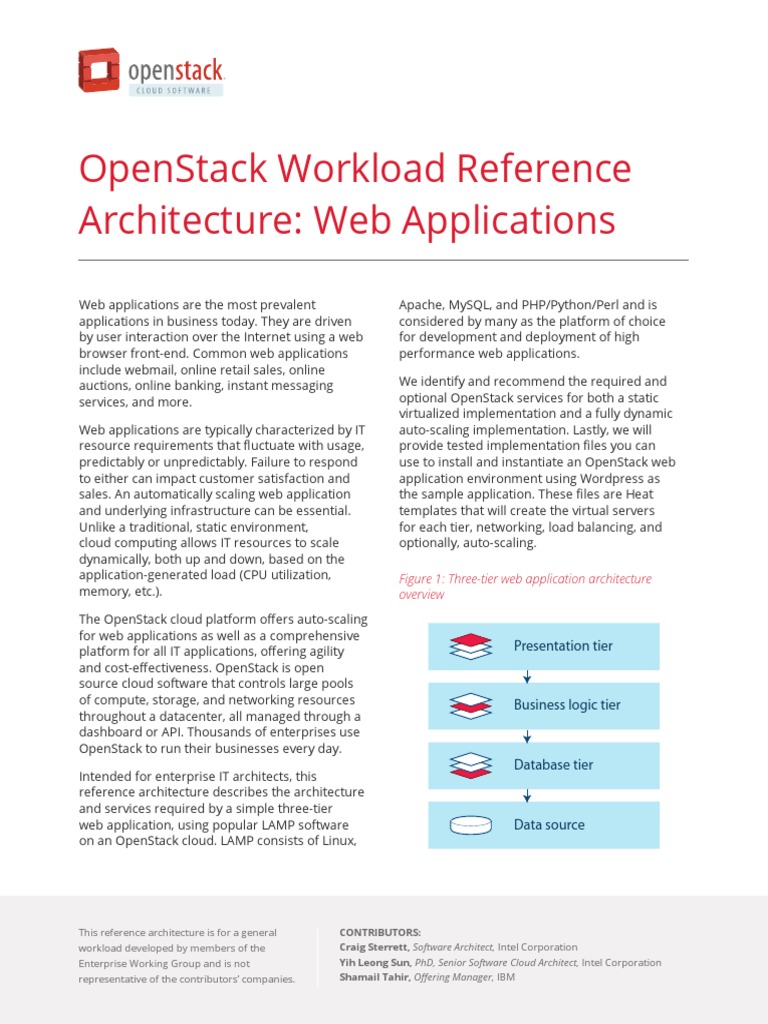 OpenStack Workload | PDF | Open Stack | Cloud Computing