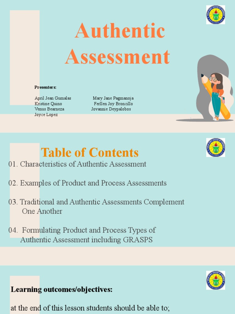 Authentic Assesssmen | PDF | Educational Assessment | Project Based ...