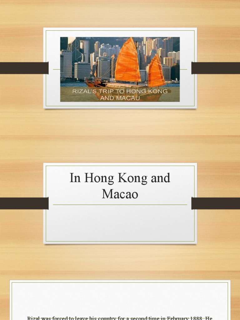 In Hong Kong and Macao | PDF | Macau