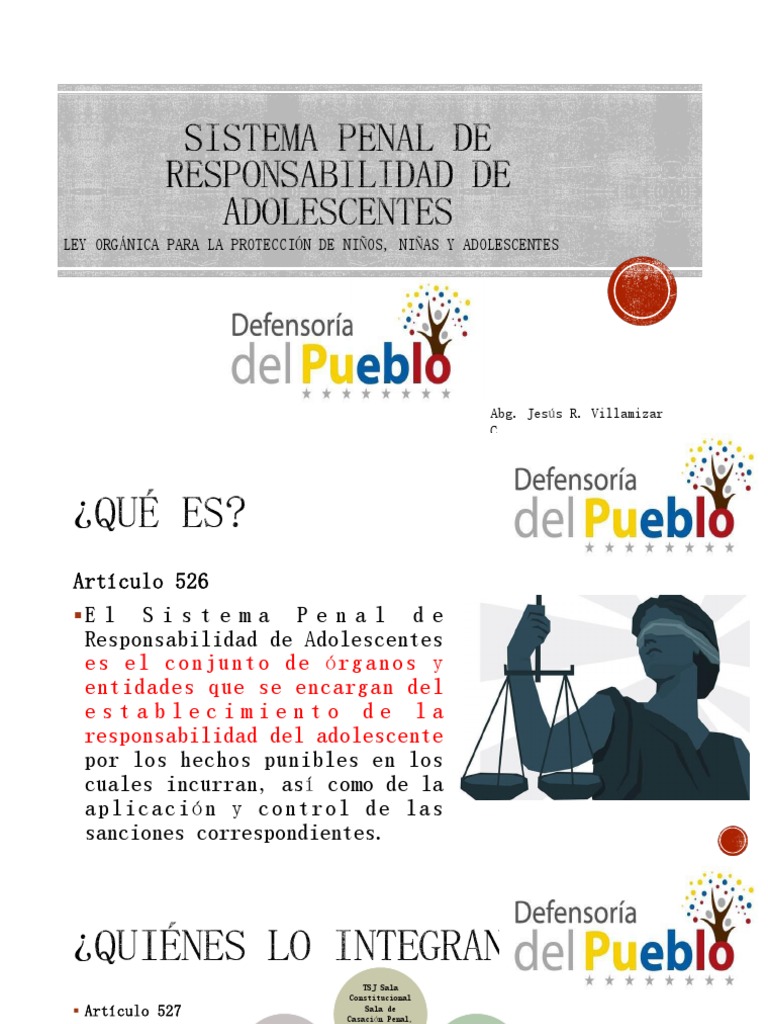 Sistema Penal de Responsabilidad de Adolescentes | PDF | Derecho penal ... Sistema Penal de Responsabilidad de Adolescentes | PDF | Derecho penal ...