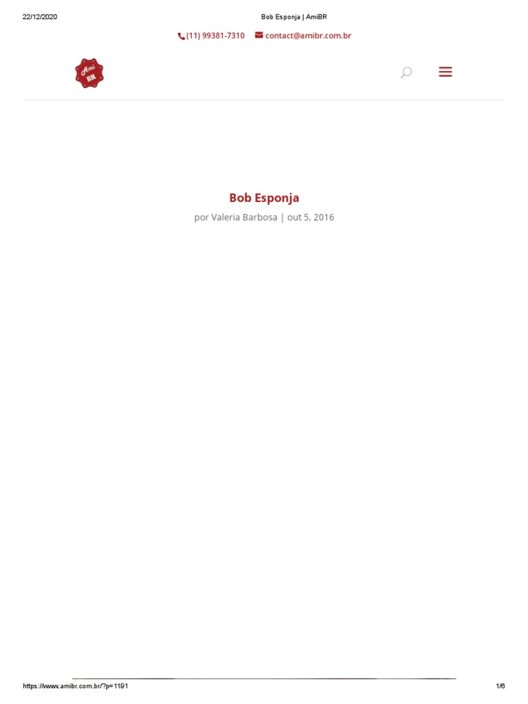Bob Esponja - AmiBR | PDF