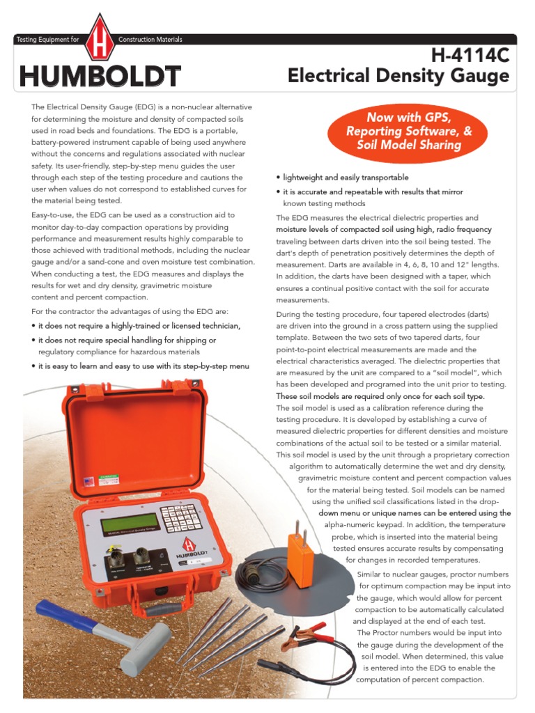 Densimetro Electrico H-4114C - EDG | PDF | Physical Sciences