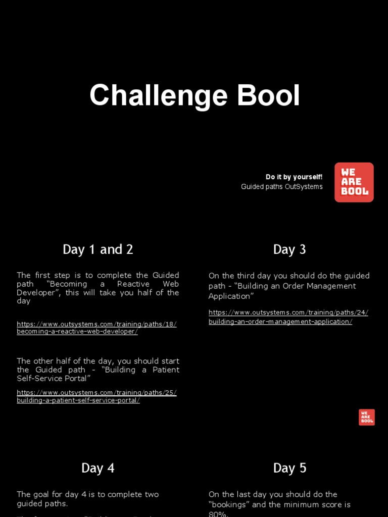Challenge Bool English | PDF