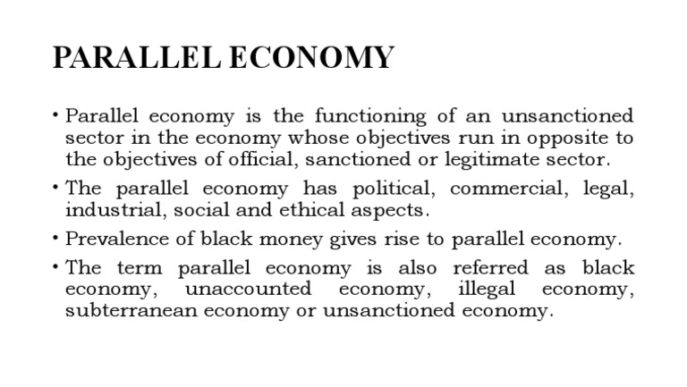 Parallel Economy | PDF