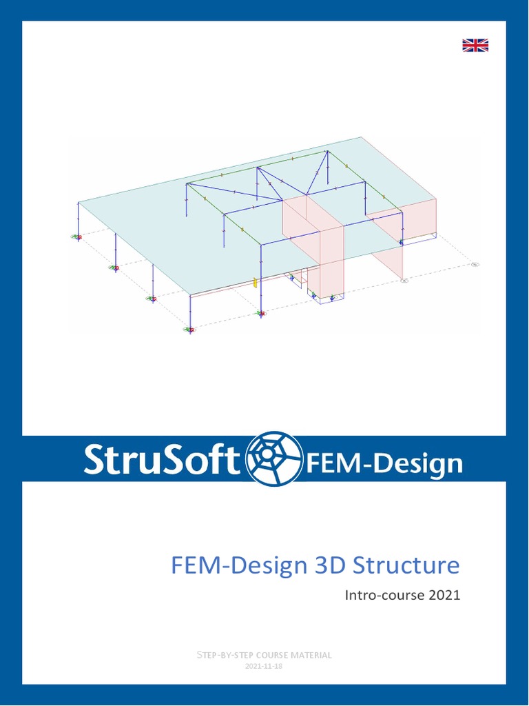 Fem Design Intoduction Course Pdf Cartesian Coordinate System