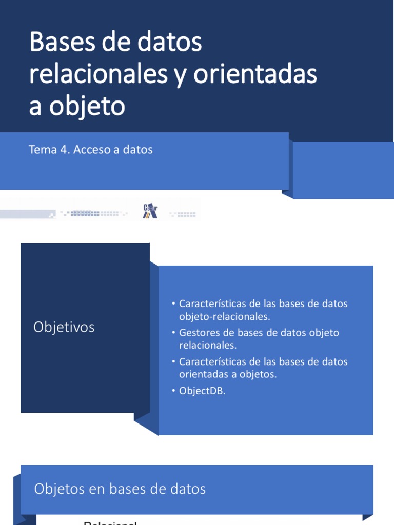 Acceso A Datos (T4) | PDF | Bases de datos | SQL