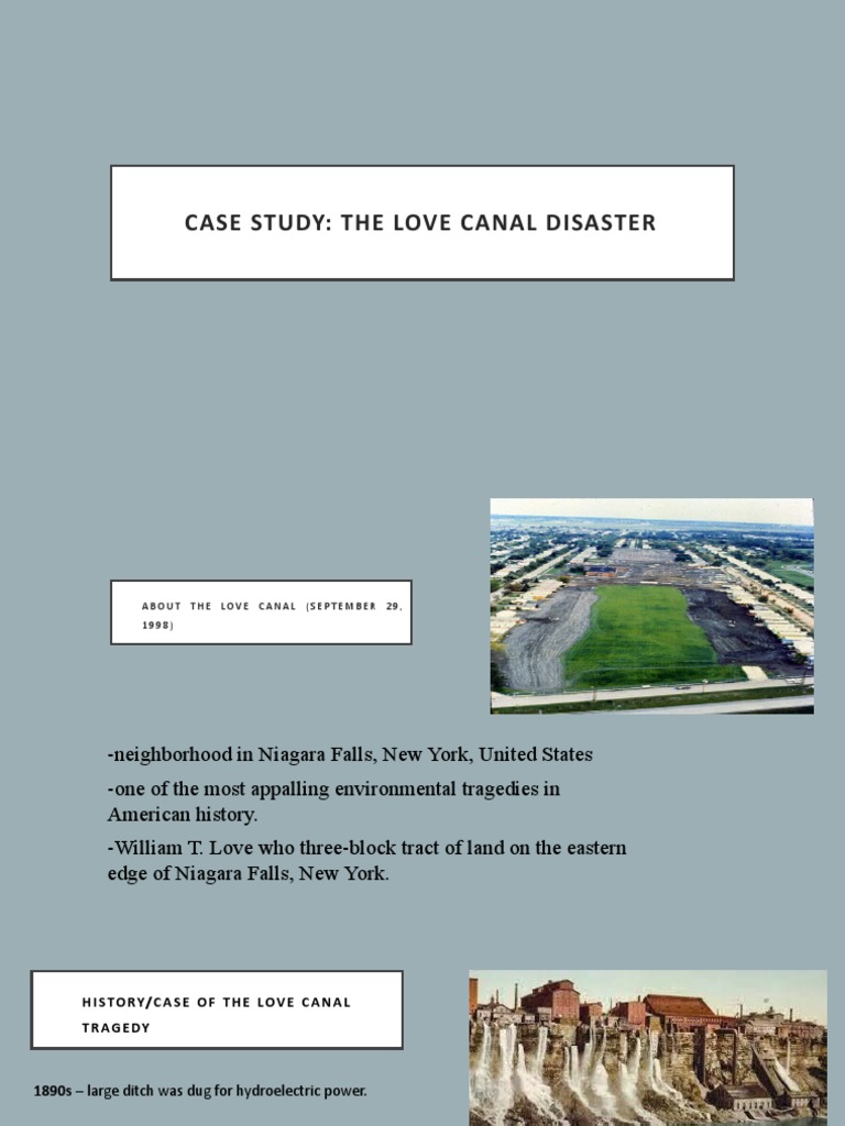Case Study: The Love Canal Disaster | PDF | Travel