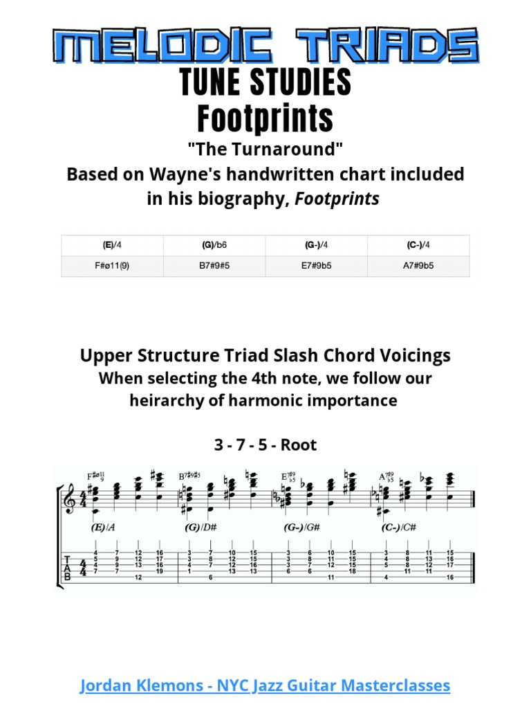 Footprints Wayne Shorter | PDF