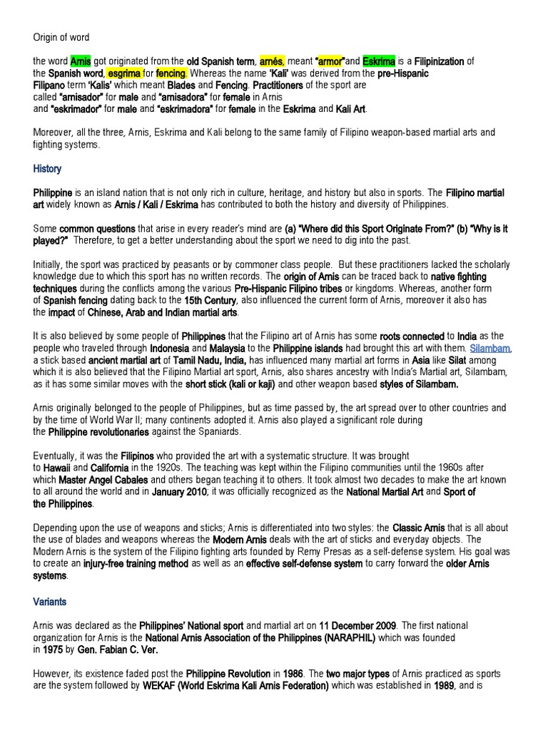 PE2 Module 1 | PDF | Combat Sports