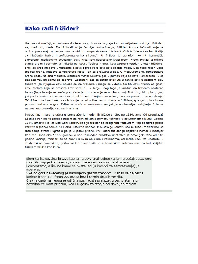 Frižideri | PDF