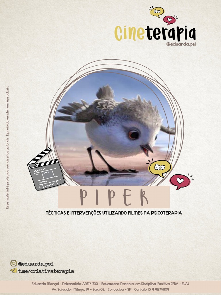 Cineminha - Piper - Pixar | PDF