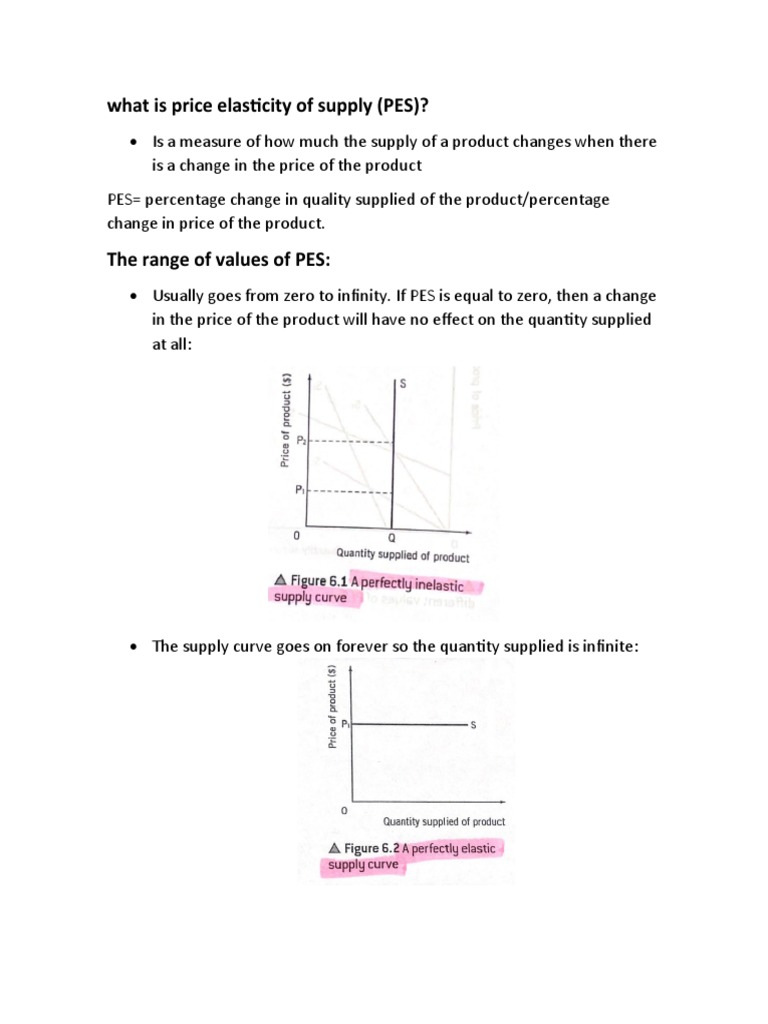 Understanding Price Elasticity of Supply | PDF