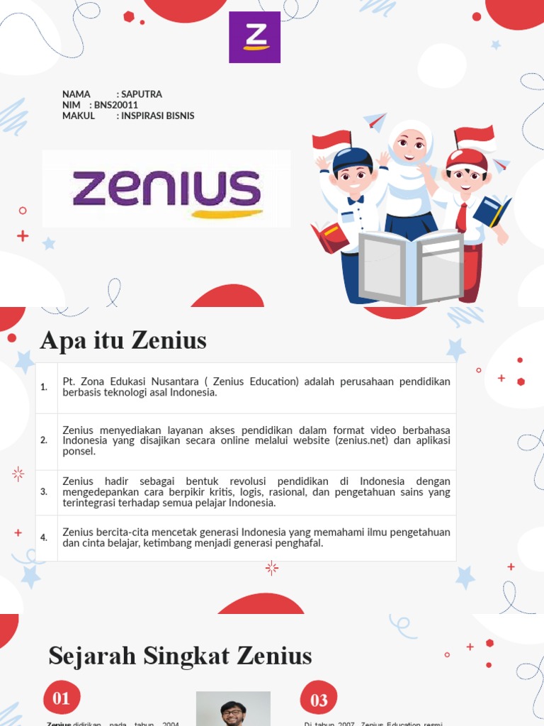 Zenius Son Putra | PDF | Karier & Perkembangan