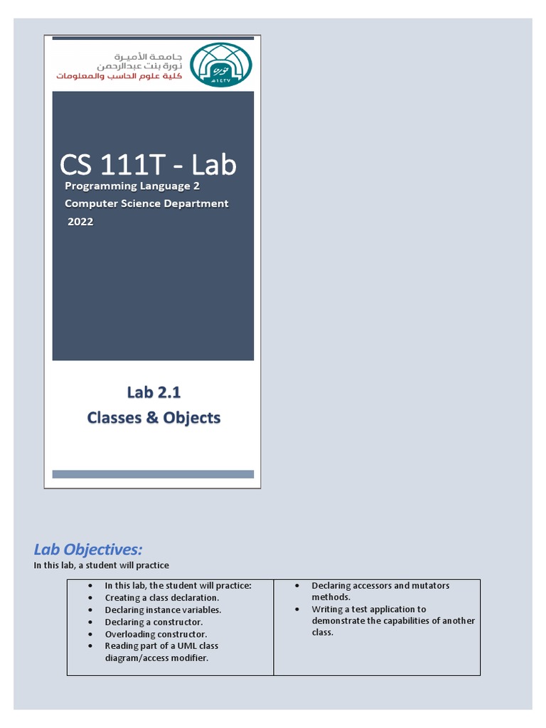 Week2 CS111 Lab2 1 Monday | PDF