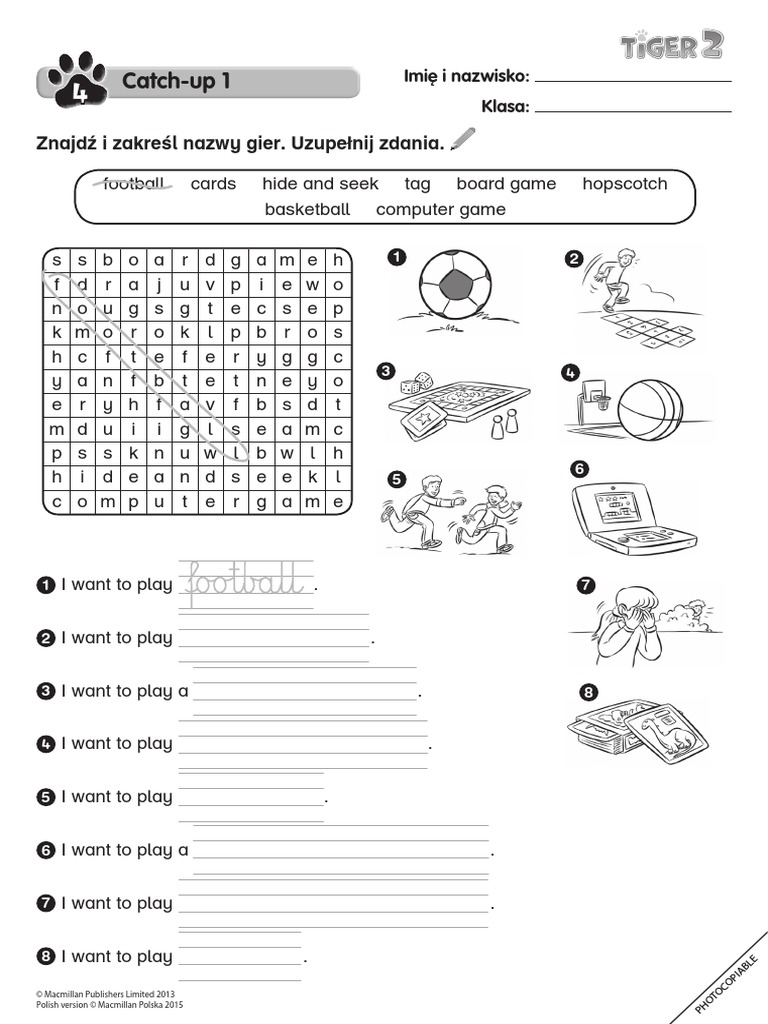 Tiger 2 TRF Unit 4 Catch-Up 1 | PDF