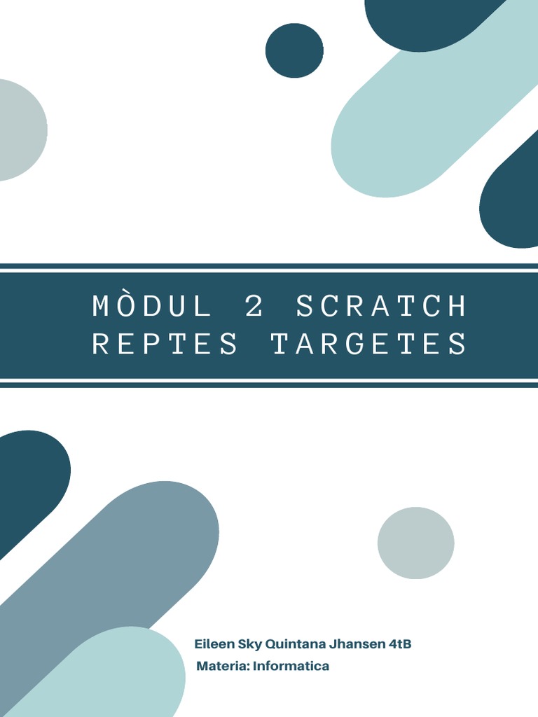 Modul 2 Scratch - Reptes Targetes | PDF