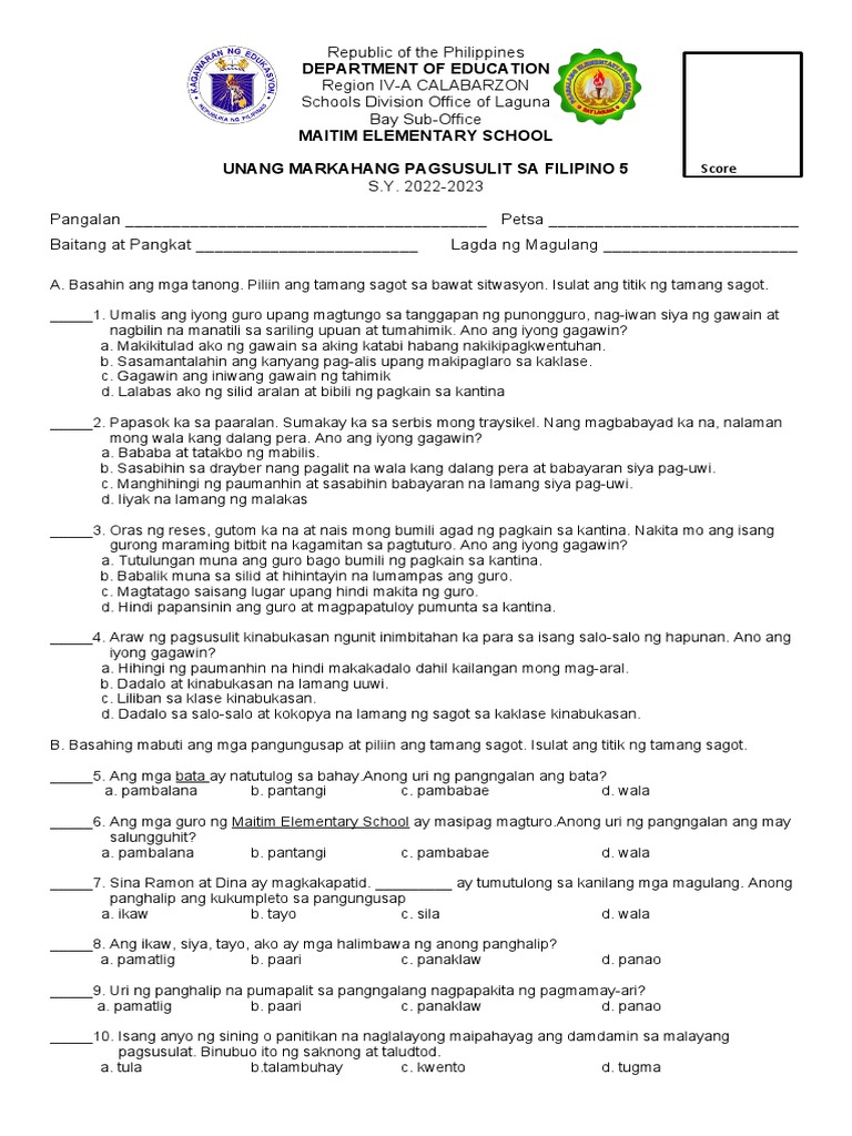 Department of Education | PDF