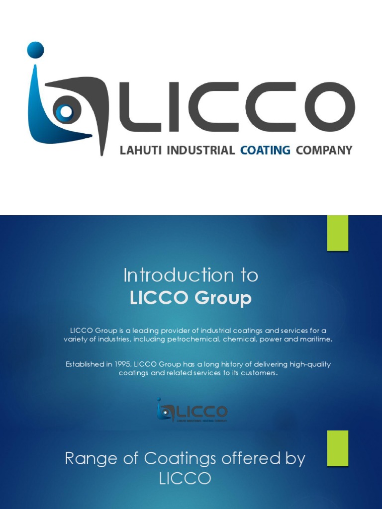 LICCO Group | PDF | Coating | Business Process