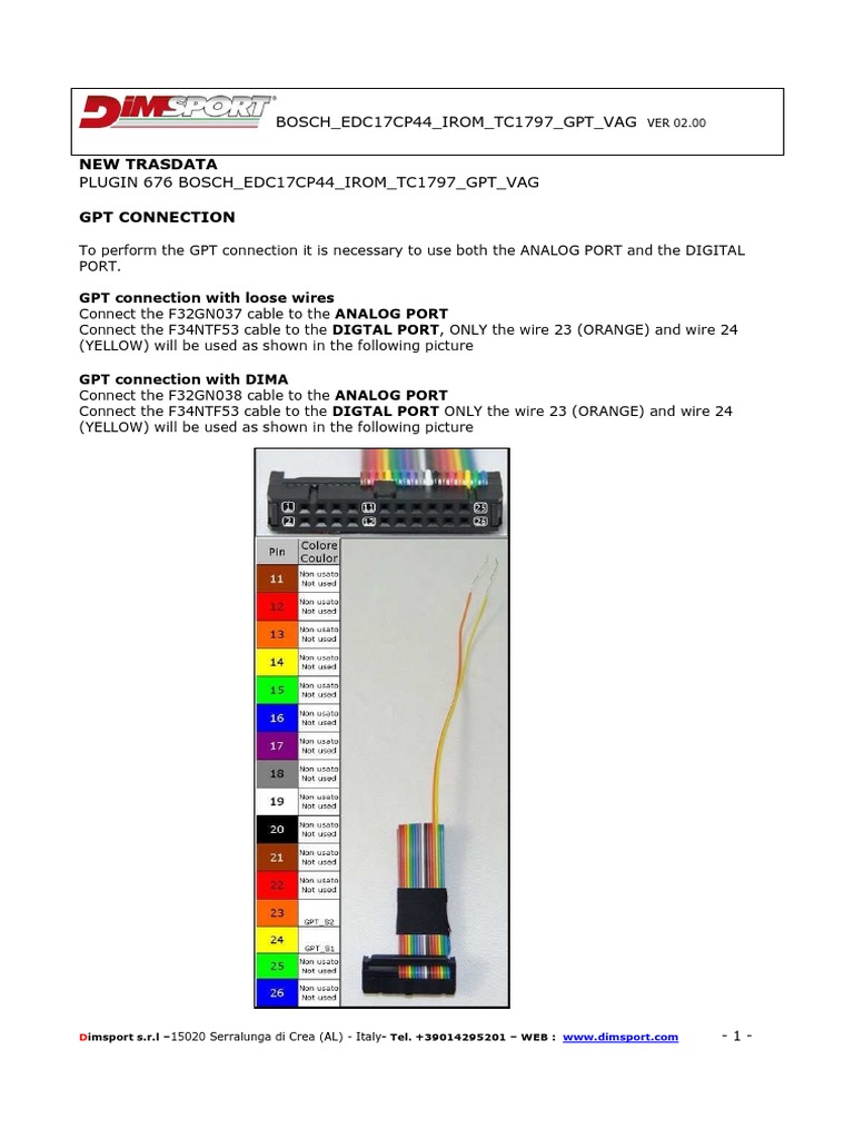 NT Bosch Edc17cp44 Irom TC1797 GPT Vag 1033 | PDF | Information And ...