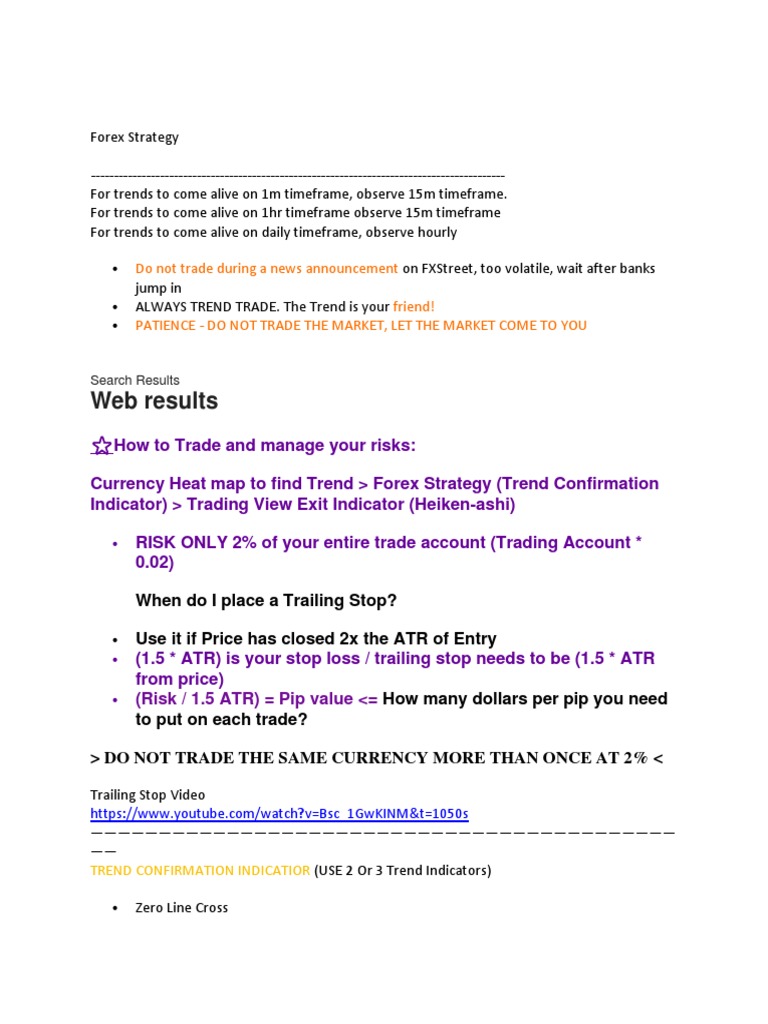 Forex Strategy | PDF | Financial Markets | Market (Economics)