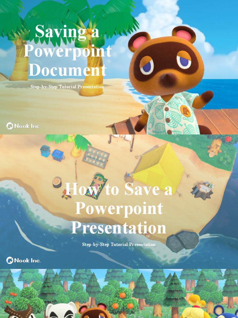 Animal Crossing Template | PDF | Microsoft Power Point | Icon (Computing)