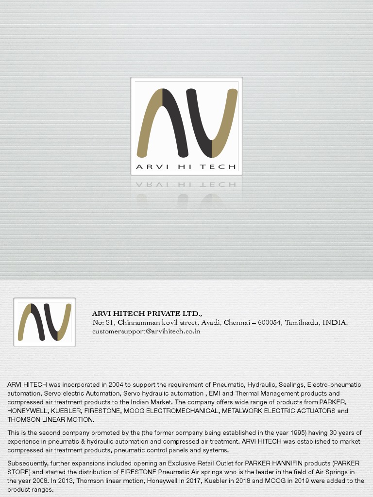 Arvi Hitech Pvt Ltd: Automation Solutions | PDF | Valve | Actuator