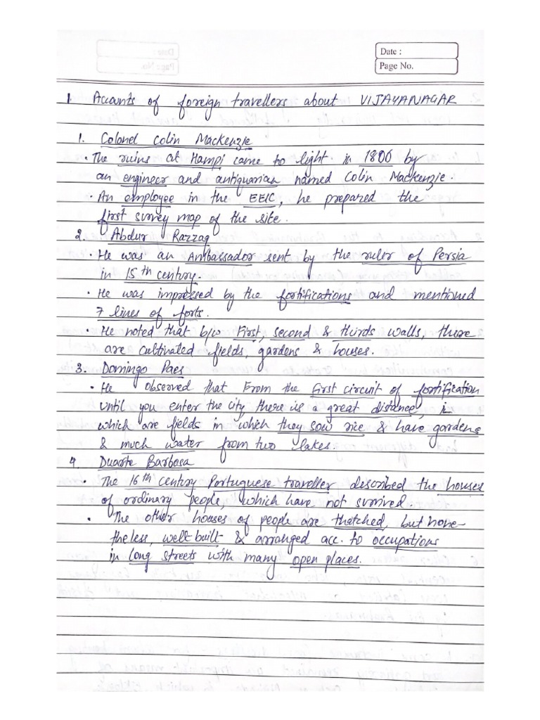 History Answer Writing Practice | PDF