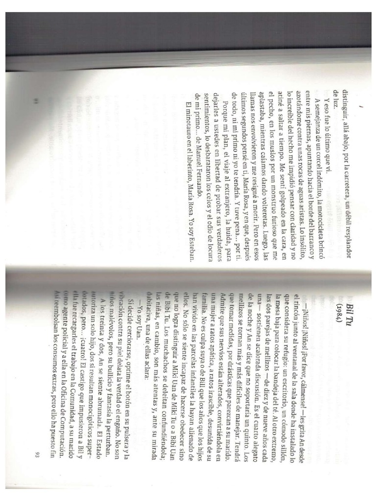 BILL TU. (Selección de Cuentos) PDF | PDF