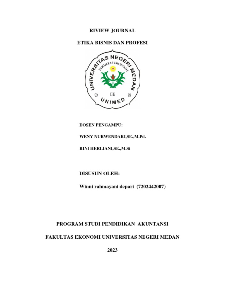 CJR Etika Bisnis Dan Profesi | PDF | Karier & Perkembangan