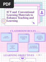 ICT and Conventional Learning Materials To Enhance Teaching Learning | PDF | Educational ...