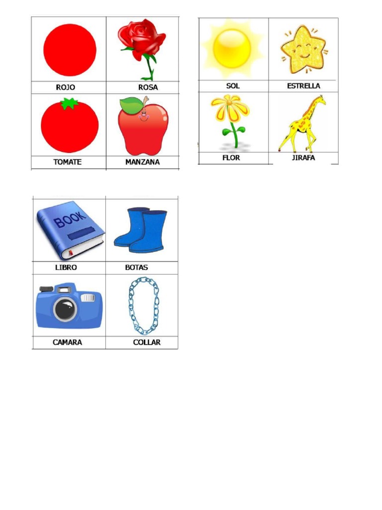 Figuras Con Color Rojo, Amarillo y Azul | PDF