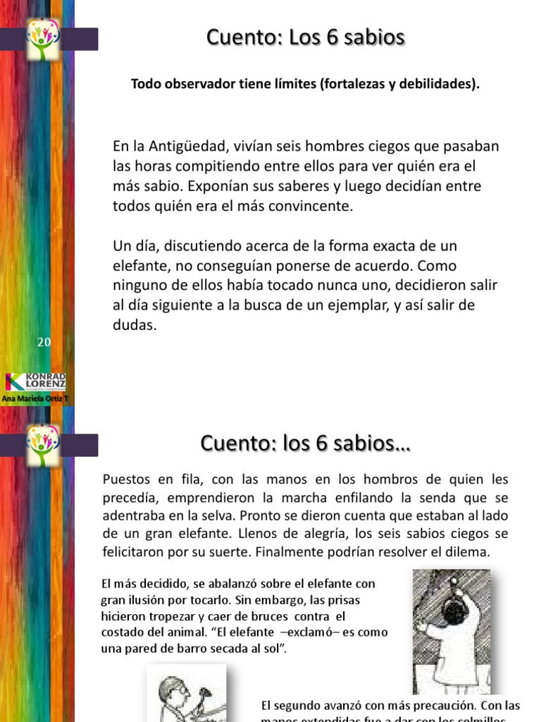 Cuento Los 6 Sabios | PDF | Novela negra, policíaca y suspenso | Libros ...