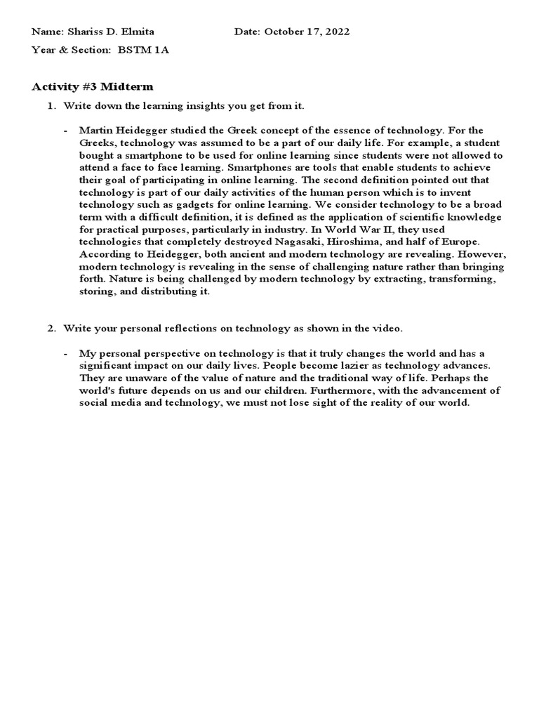 Activity 3 | PDF | Computers