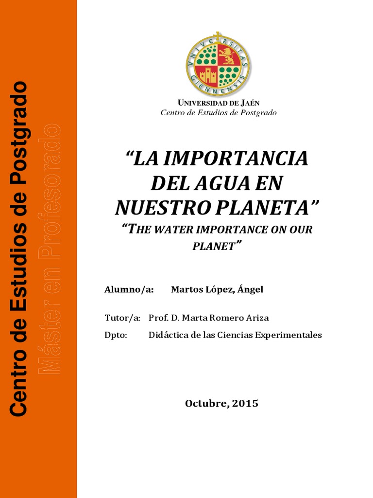 MARTOS LÓPEZ - Historia Del Agua para Profesores | PDF | Agua | Mar