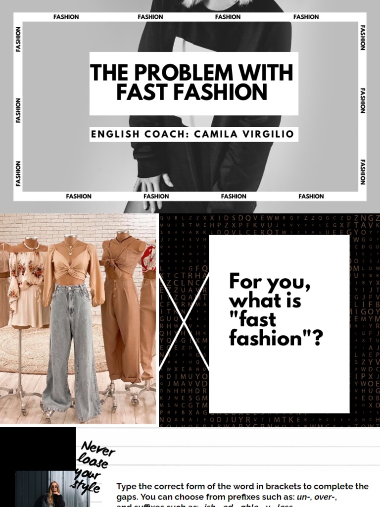 The Problem With Fast Fashion | PDF | Art