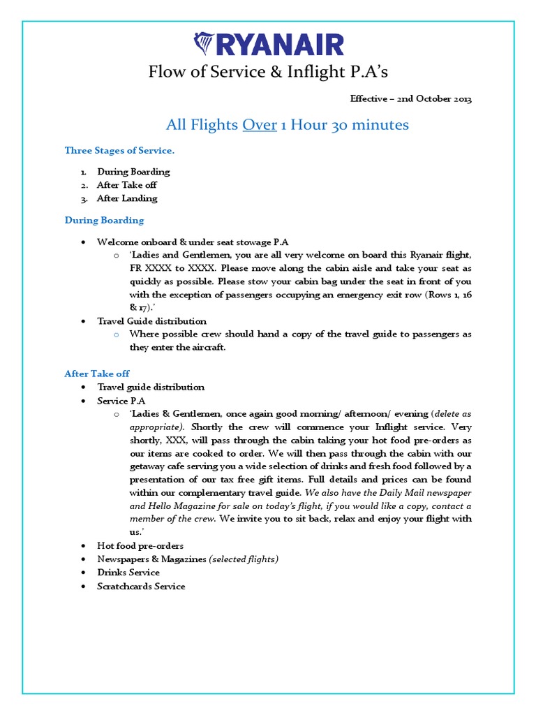 PAs - Flow of Service | PDF