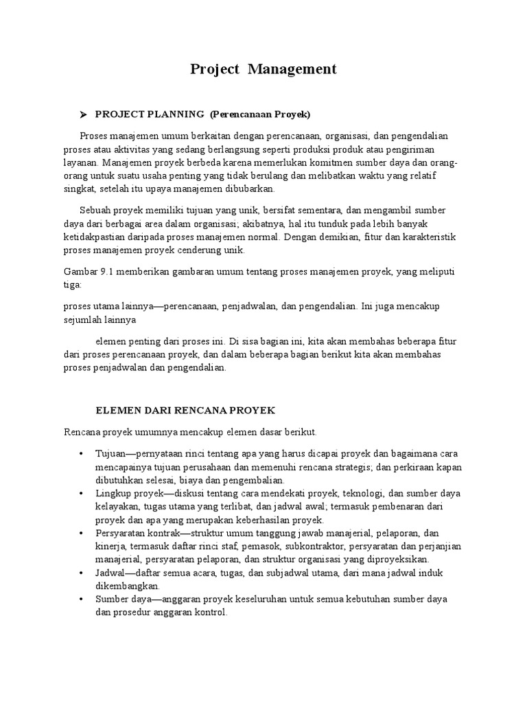 Project Management Miss Amel TRANSLATE | PDF