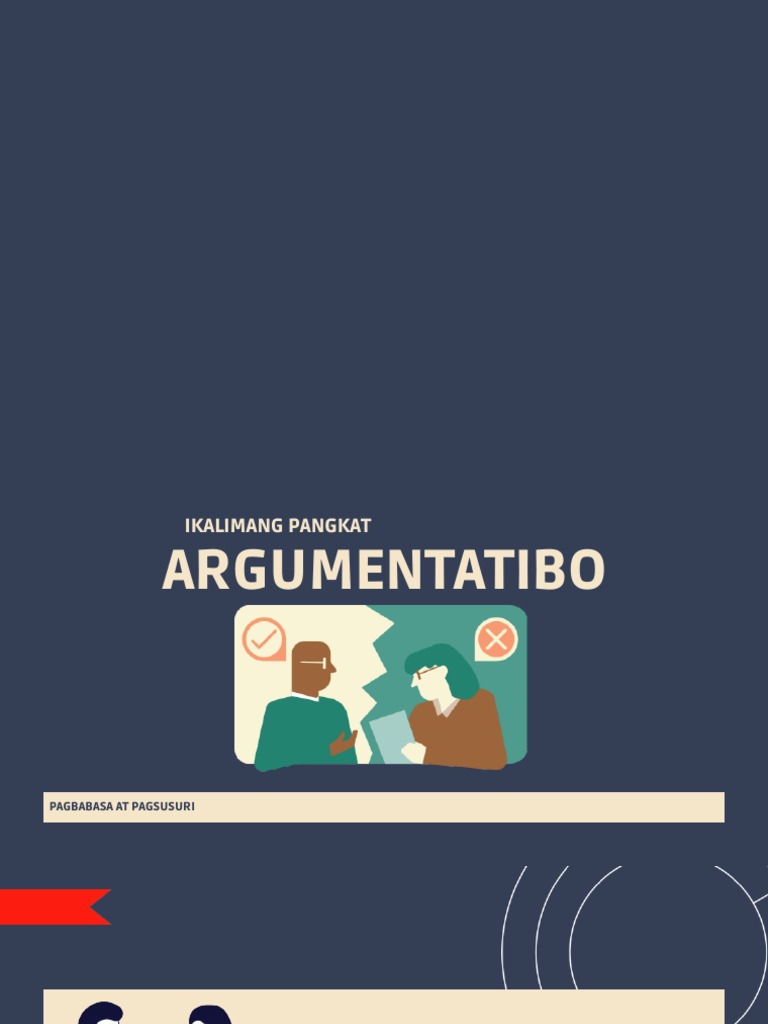 Tekstong Argumentatibo - Group 5 - 2023 | PDF