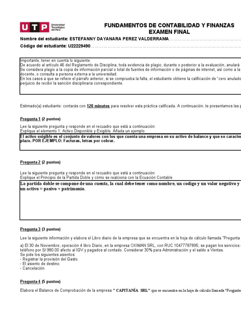 Exfi 8 Contab | PDF | Contabilidad | Servicios financieros