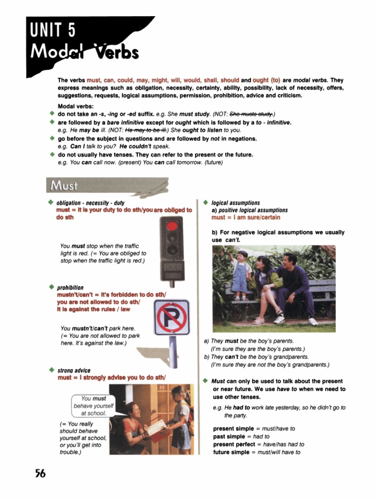 GW3 Modal Verbs +tasks | PDF