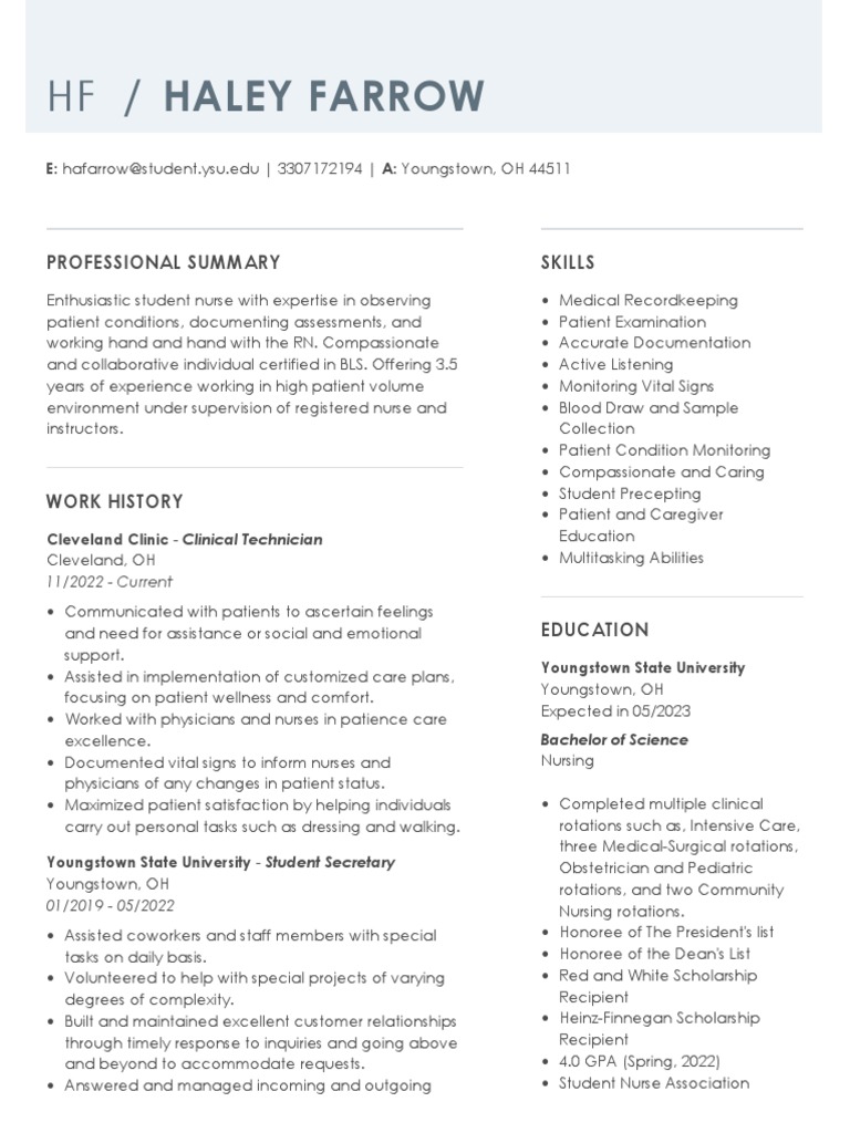 Haley Farrow Resume-2 | PDF