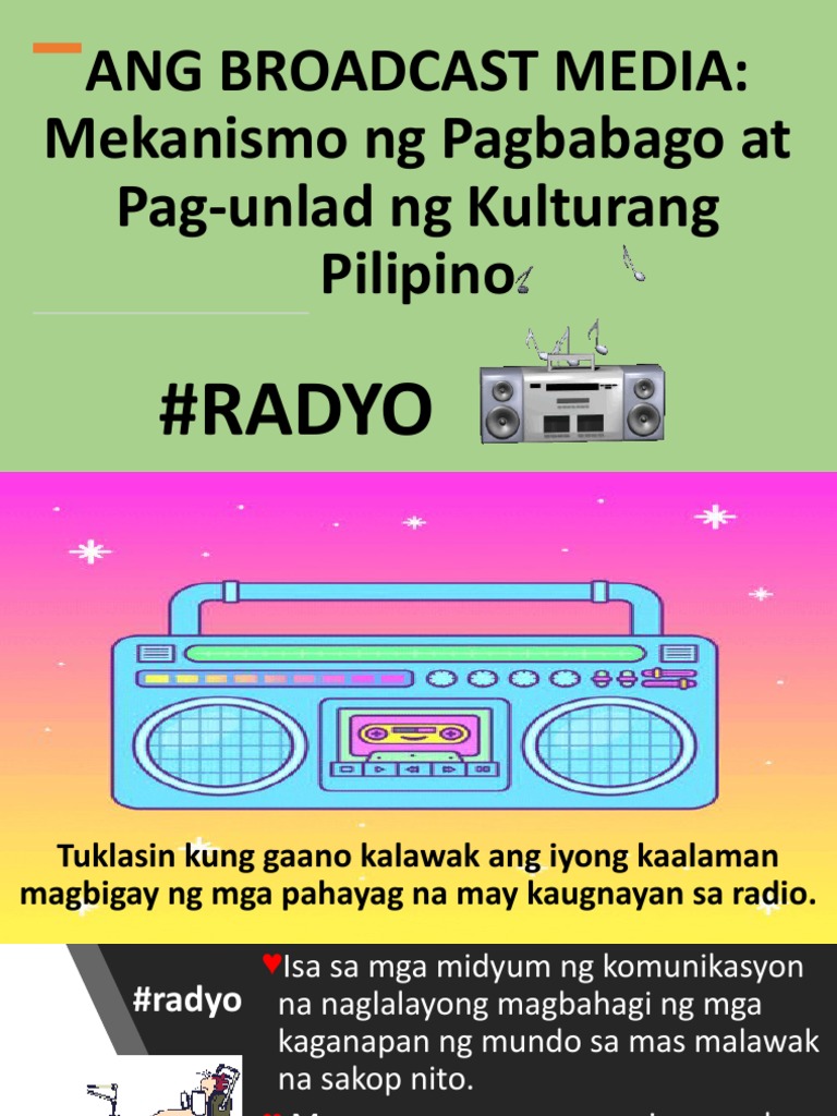 Ang Radyo | PDF