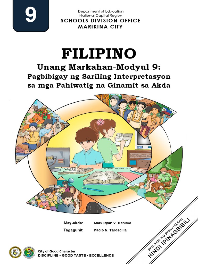 Final Filipino9 Q1 M9 | PDF