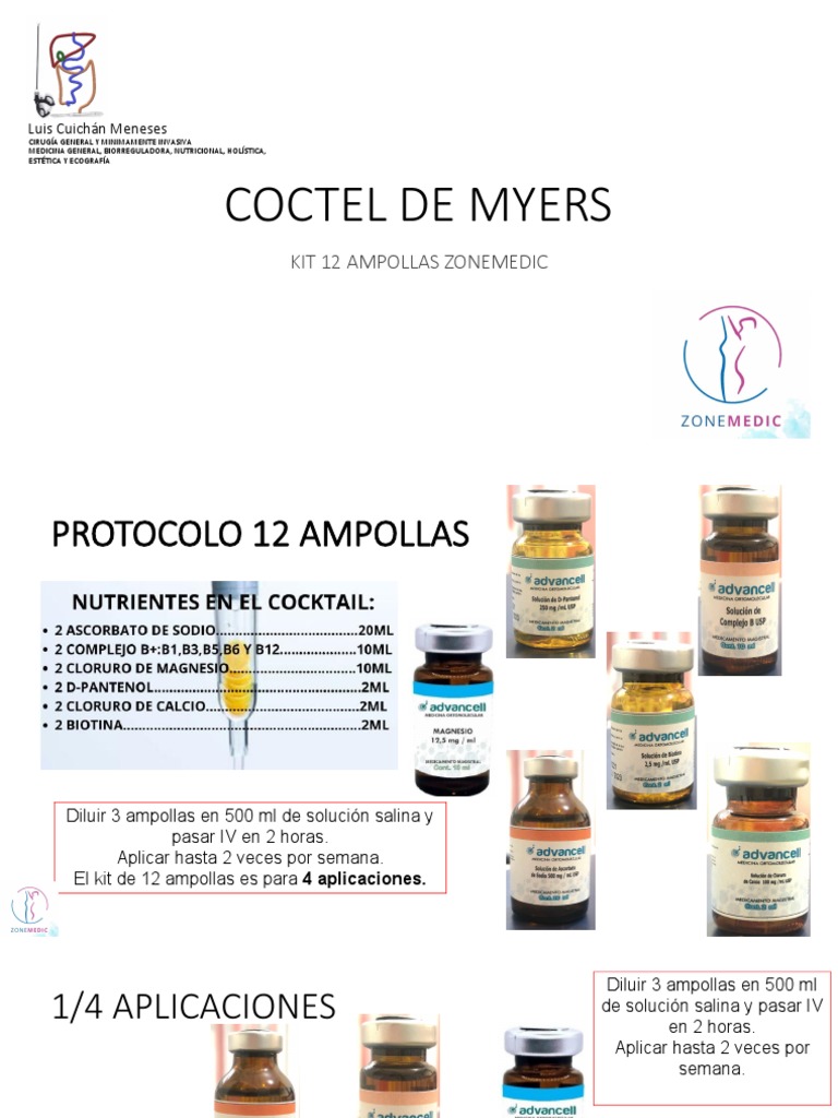 Protocolo Coctel de Myers IV | PDF | Salud y bienestar