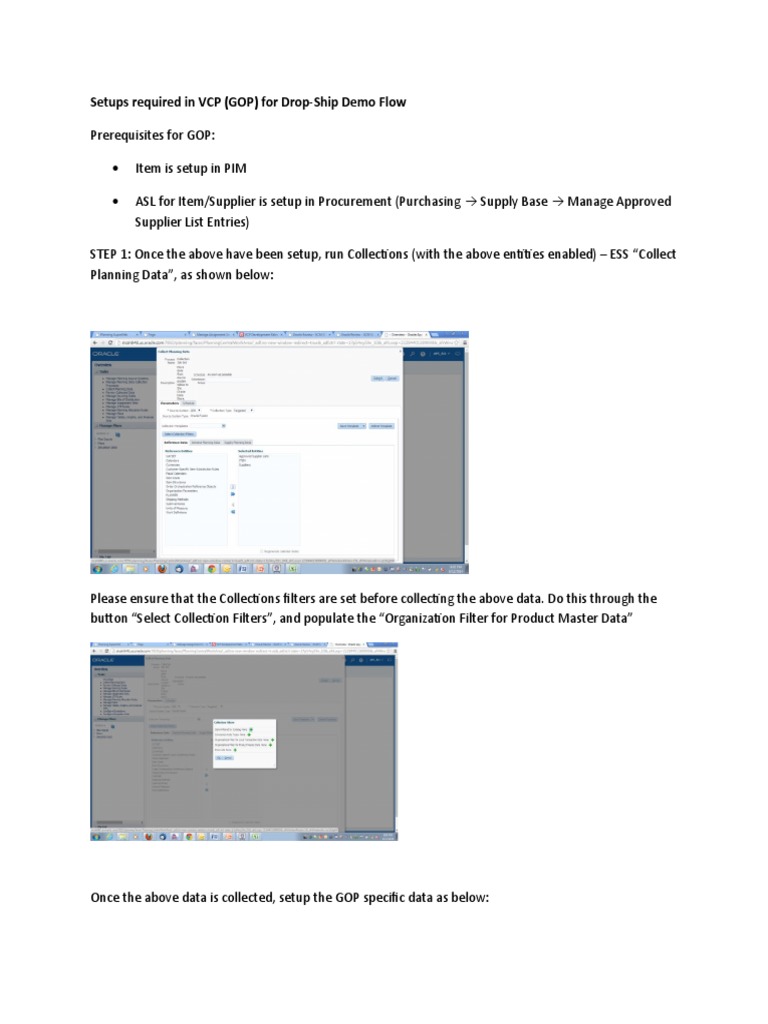 Drop Ship Demo GOP Instructions v2 | PDF