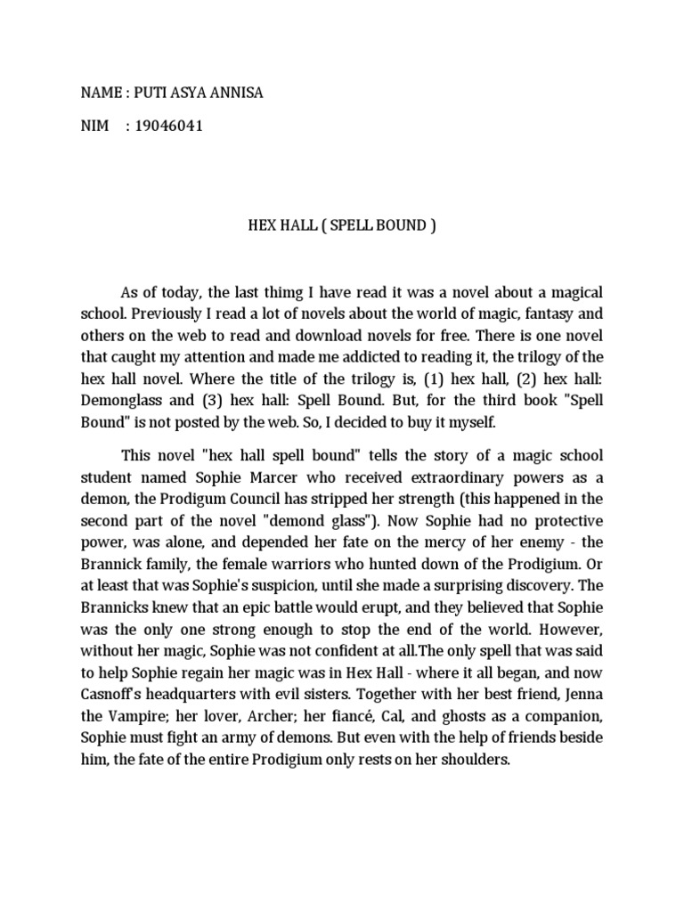 Hex Hall | PDF