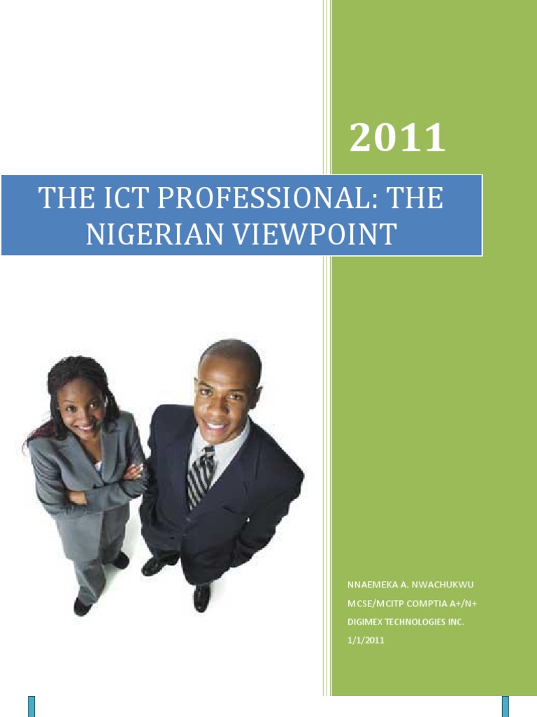 The ICT Professional: The Nigerian Viewpoint | PDF | Websites | Java Script